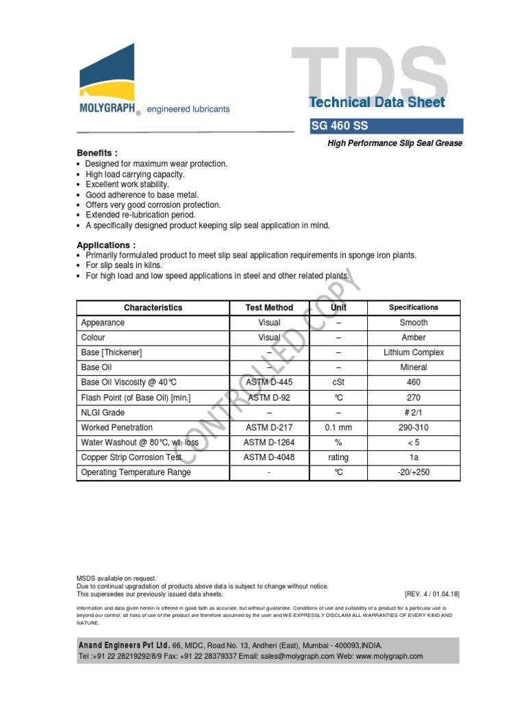 SG 460-SS | PDF | Building Materials | Materials