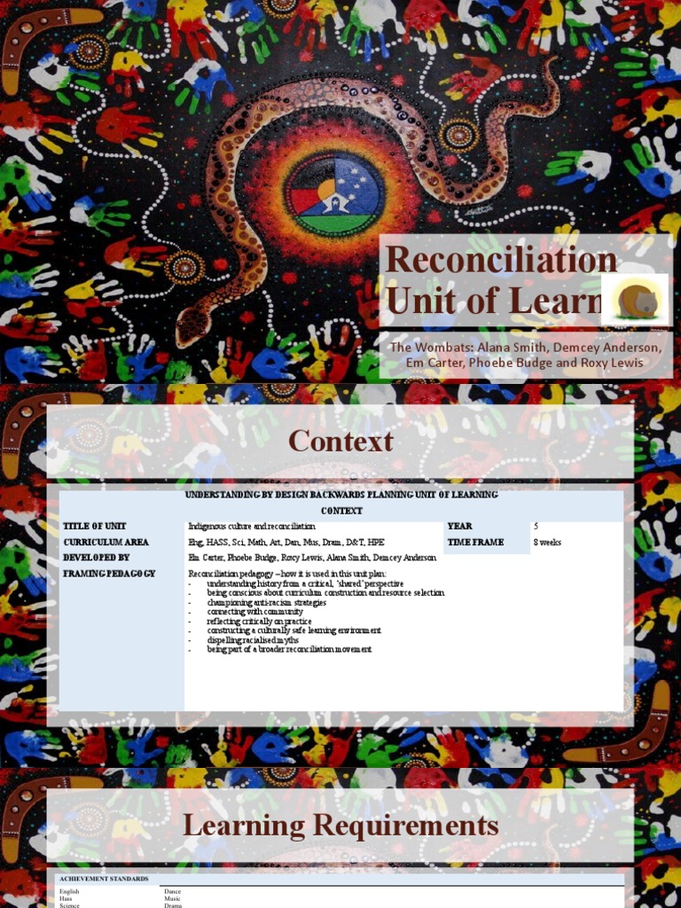 Reconciliation Unit of Learning | PDF | Indigenous Australians ...