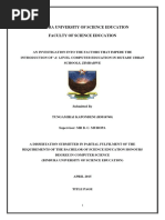 ZICA 2023 Exam Timetable Overview | PDF