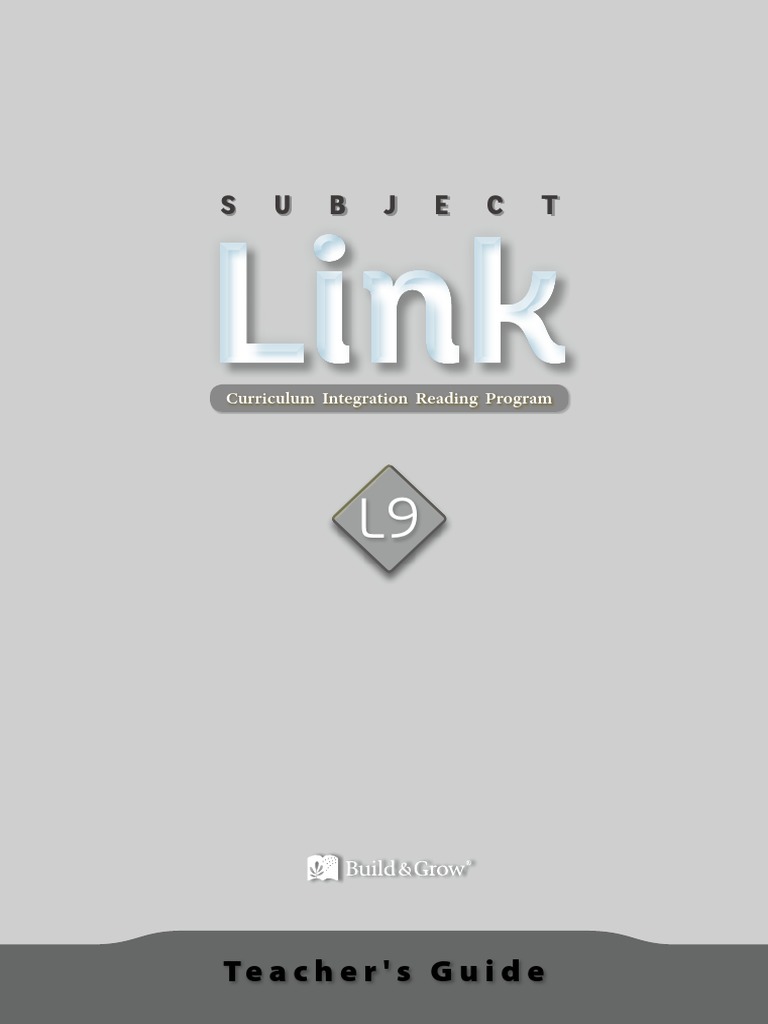 Subject Link 9 TG PDF | PDF | Reading Comprehension | Question