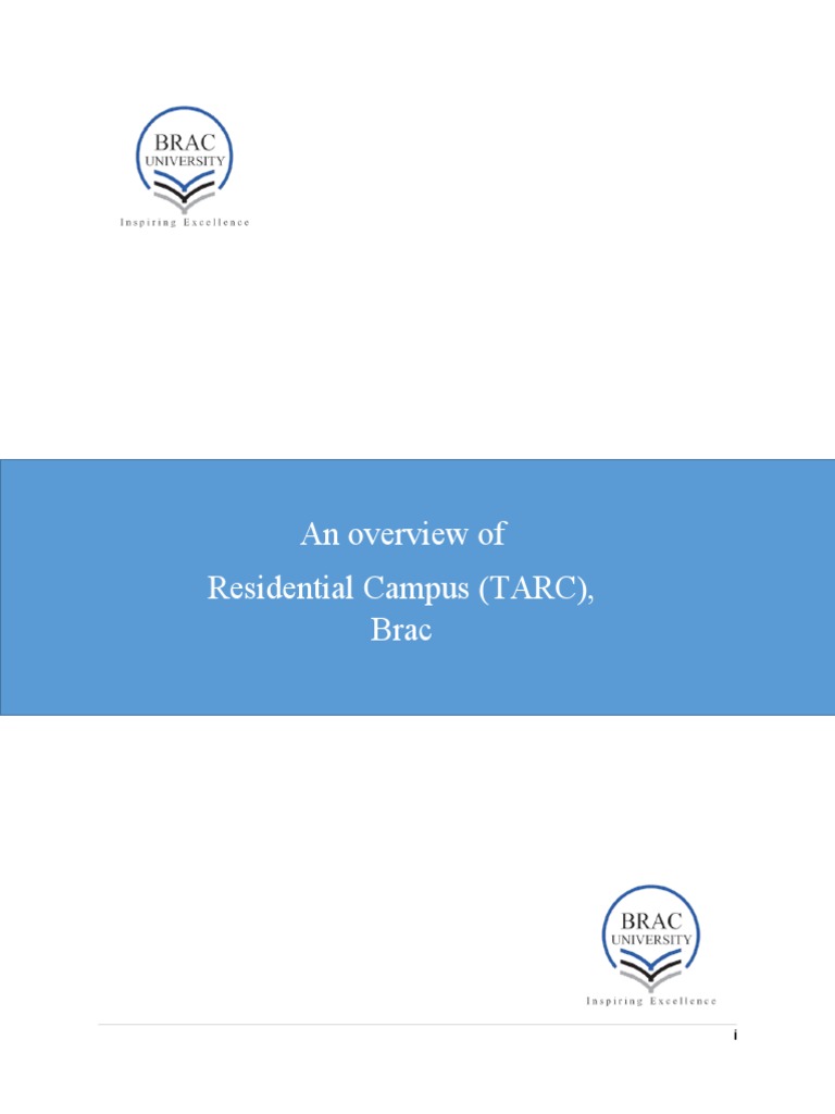 Overview of BRAC University TARC | PDF | Curriculum | Experience