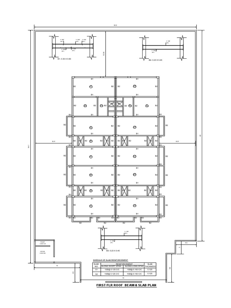 Barat Ghar - First Floor Plan Roof Plan PDF | PDF