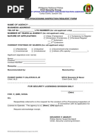 Security Guard Leave Application Form | PDF