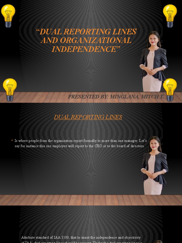 Dual Reporting Lines and Organizational Independence | PDF | Internal ...