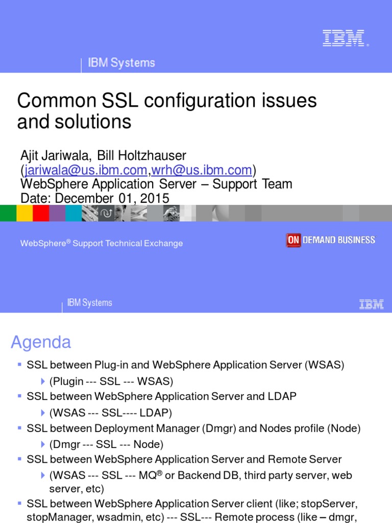 Common SSL Configuration Issues and Solutions | PDF | Transport Layer Security | Public Key ...