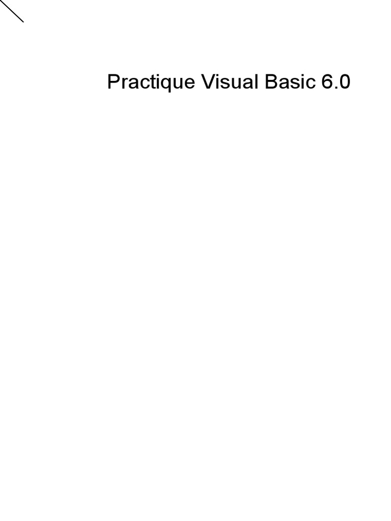 Visual Basic Practicas 3 | PDF | Objeto (informática) | Programa de computadora