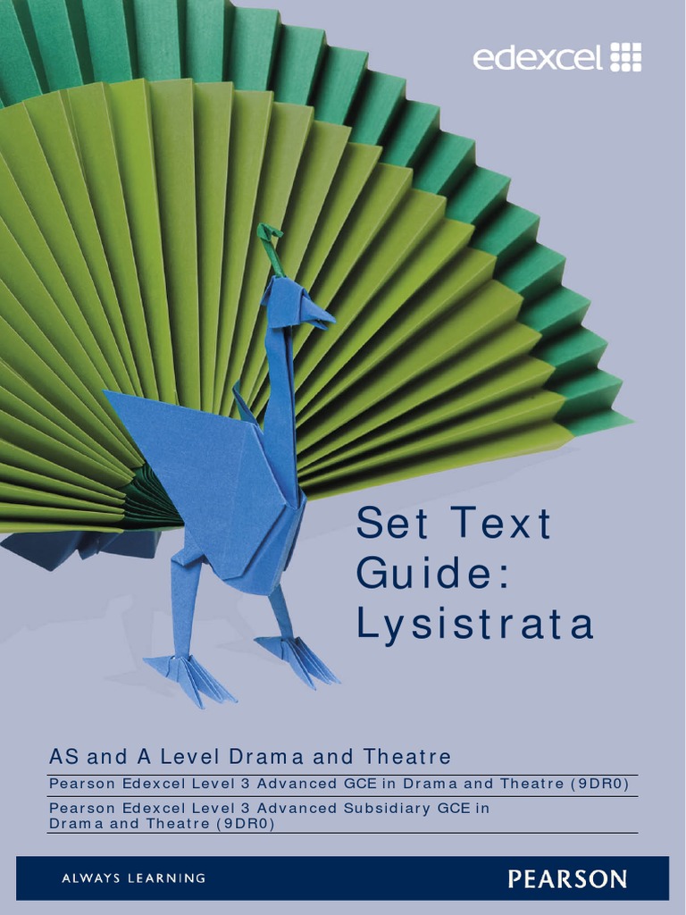 Set Text Guide: Lysistrata: AS and A Level Drama and Theatre | PDF ...