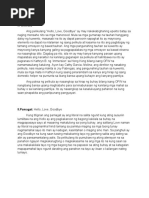 Pagsusuri NG Pelikula | PDF