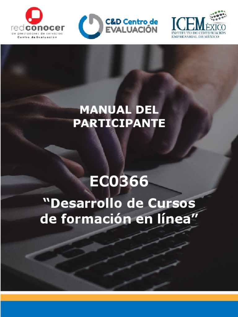 Manual Del participante-EC0366 Desarrollo de Cursos de Formación en ... Manual Del participante-EC0366 Desarrollo de Cursos de Formación en ...