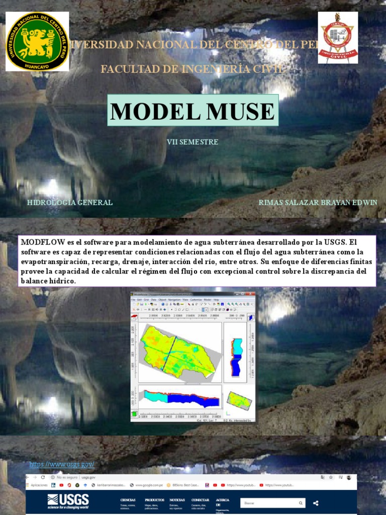Model Muse: Software de USGS para Aguas Subterráneas | PDF