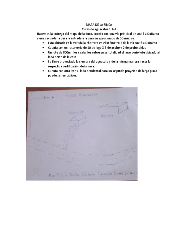 Mapa de La Finca | PDF