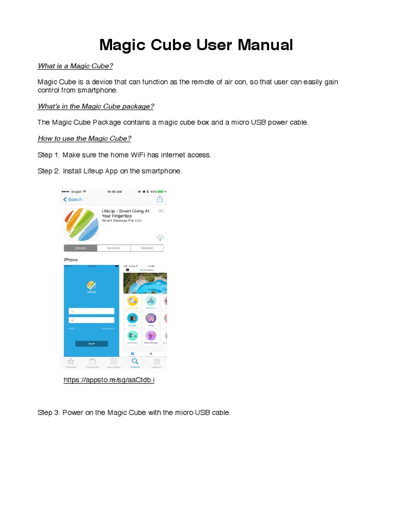 Click To Download Magic Cube User Manual | PDF | Wi Fi | Flash Memory