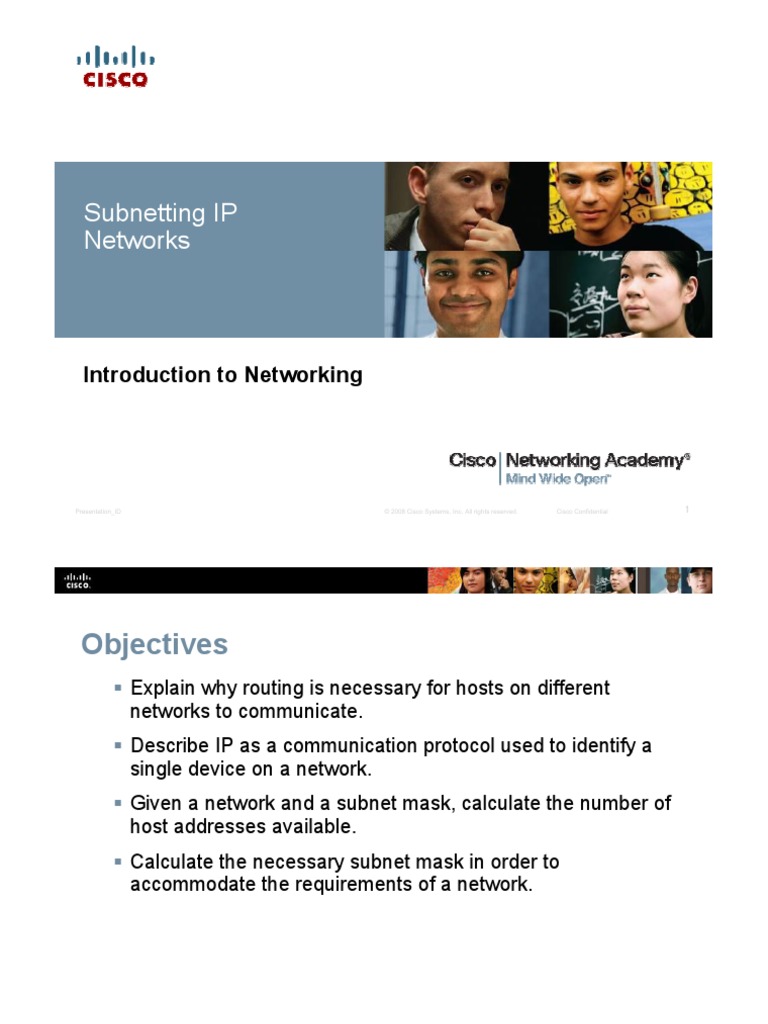 Subnetting Pdf Pdf Network Layer Protocols Network Protocols