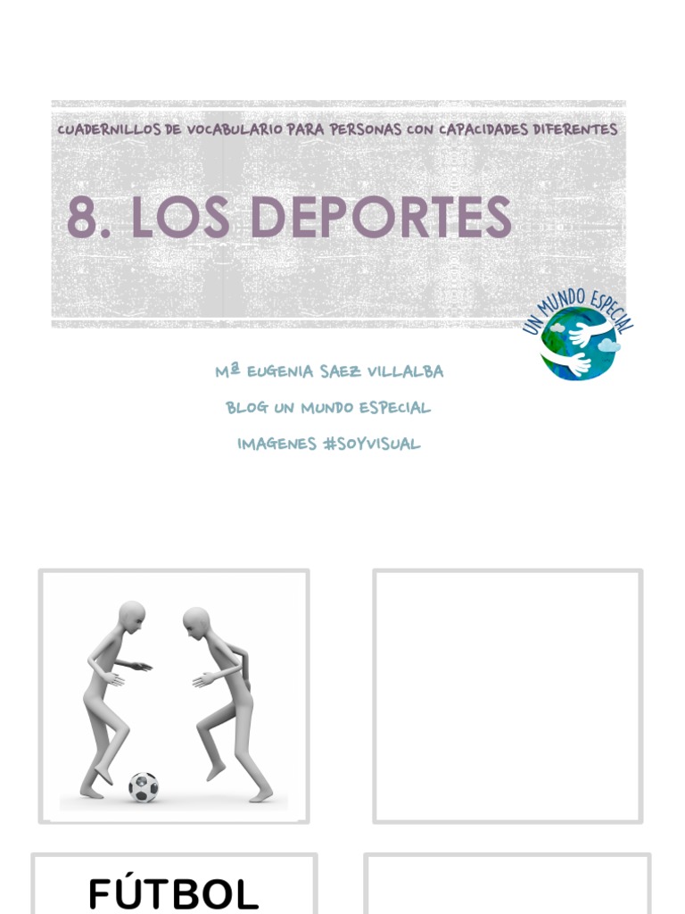 Cuadernillo Vocabulario Básico. Deportes | PDF | Cocina, comidas y vino