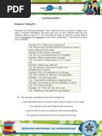 911 Emergency Call Script | PDF