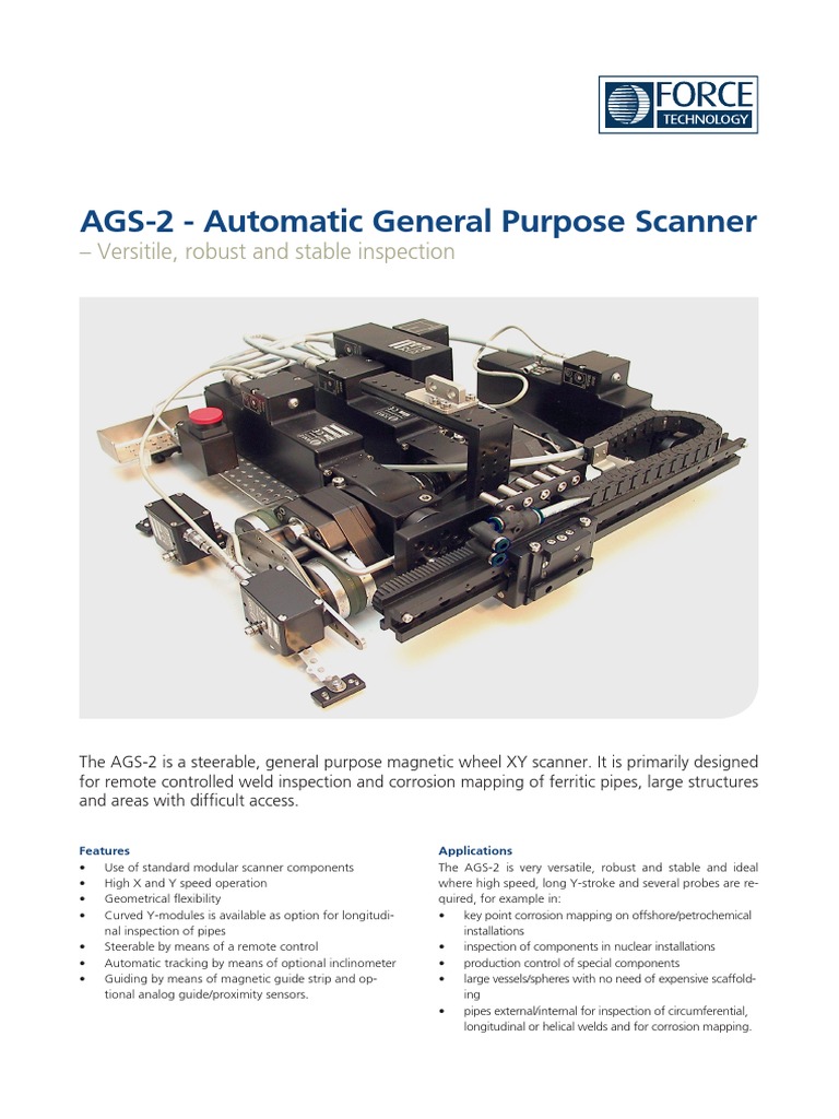AGS 2 Automated General Purpose Scanner | PDF | Gear | Image Scanner