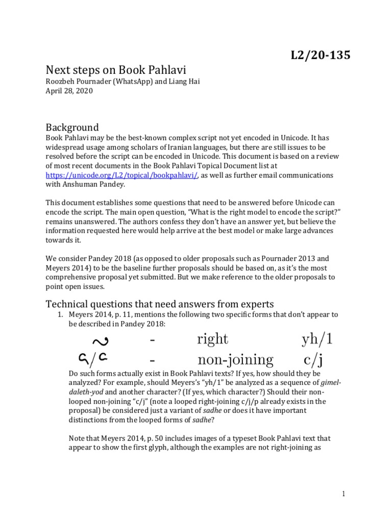 Next Steps On Book Pahlavi | PDF | Ambiguity | Word