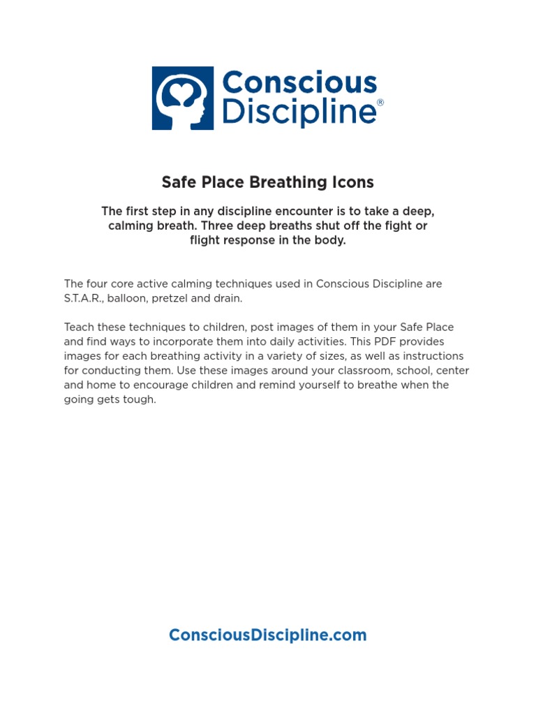 Free-Printable-Safe Place Breathing Icons | PDF