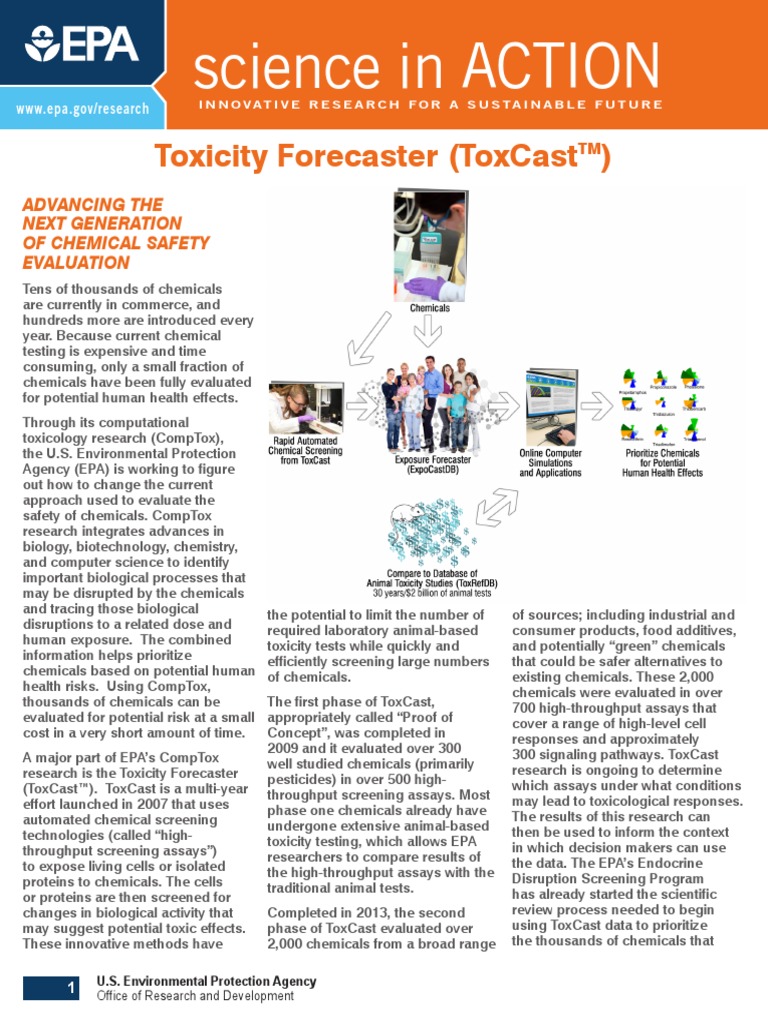 Tox Cast Fact Sheet Dec2016 | PDF | Toxicity | United States ...