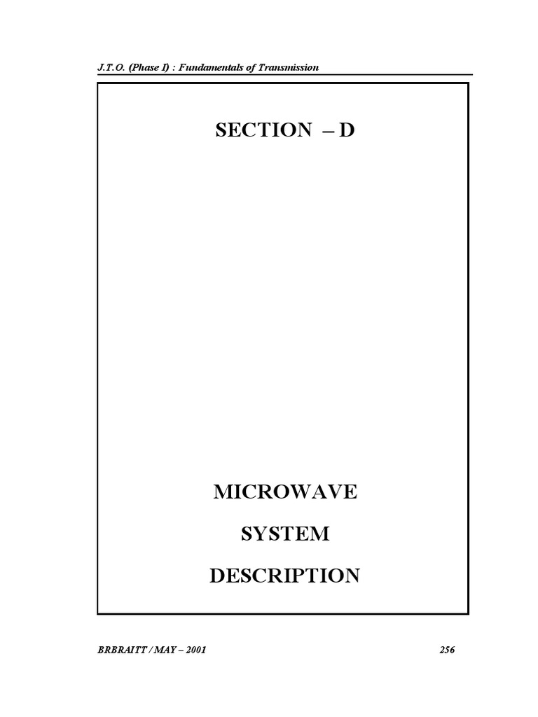 6 GHz Digital Microwave System Specs | PDF | Modulation | Transmitter
