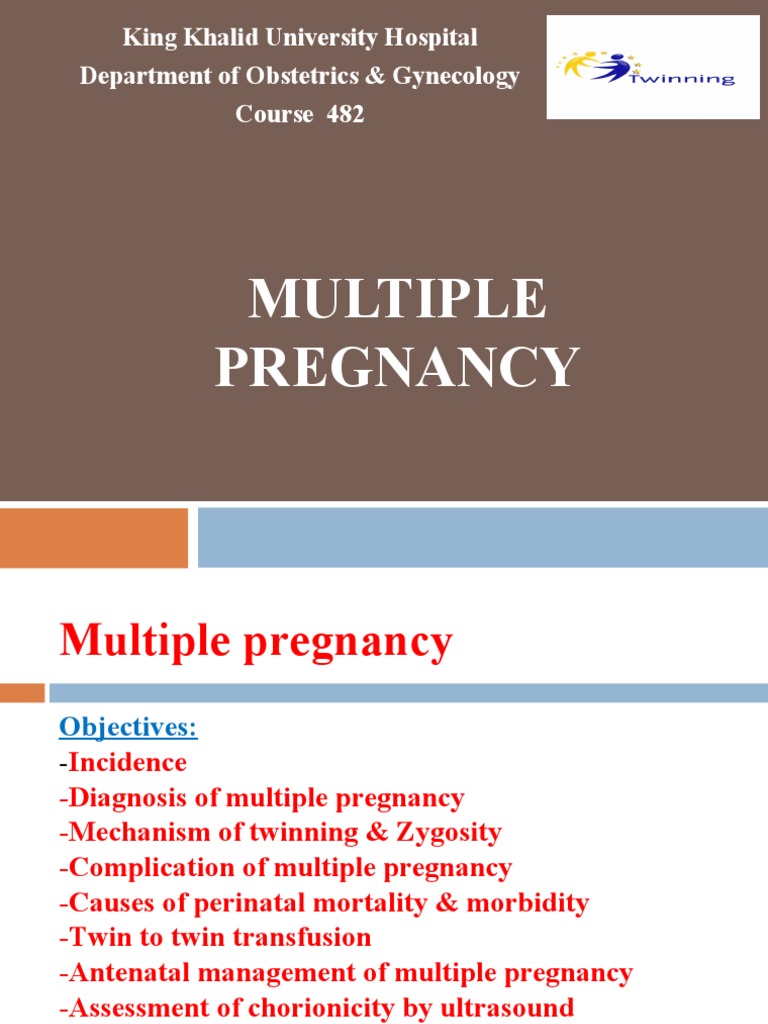 Overview of Multiple Pregnancy Management | PDF | Twin | Multiple Births