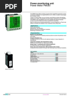 Rish em 1320-30-40 Multifunction Meters | PDF | Alternating Current | Power Supply