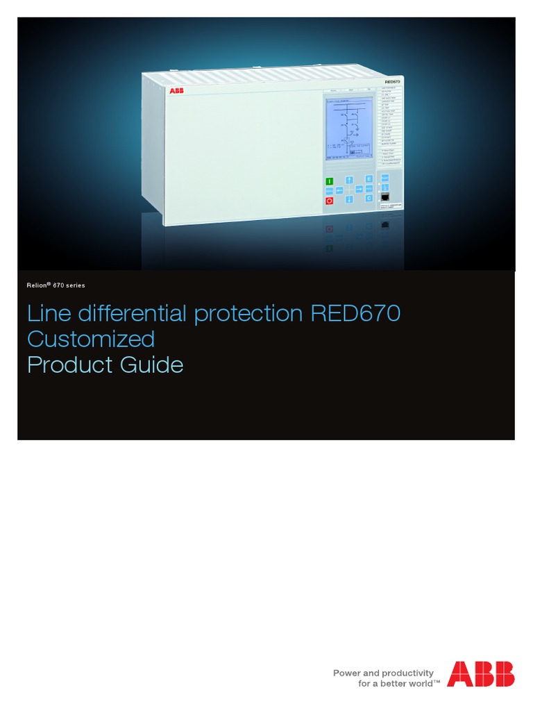 1MRK505226-BEN E en Product Guide RED670 1.2 Customized | PDF | Power ...