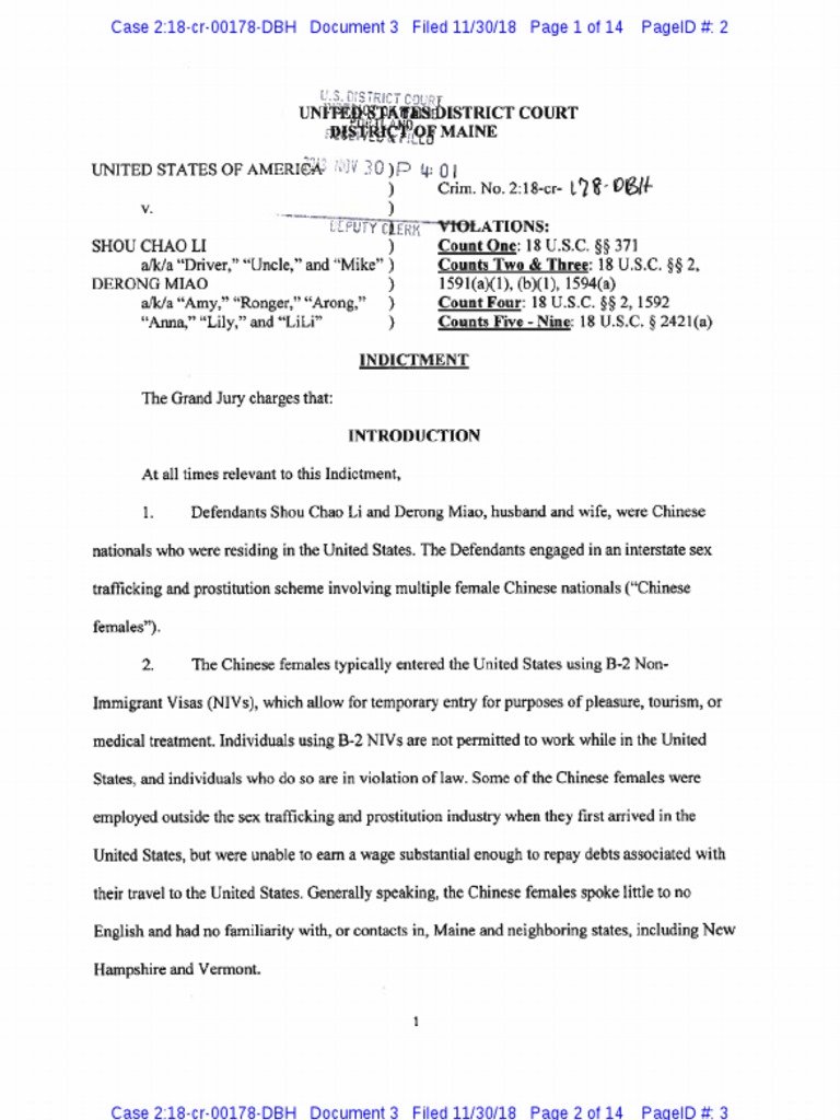 Indictment - Unsealed PDF | PDF | Asset Forfeiture | Conspiracy (Criminal)