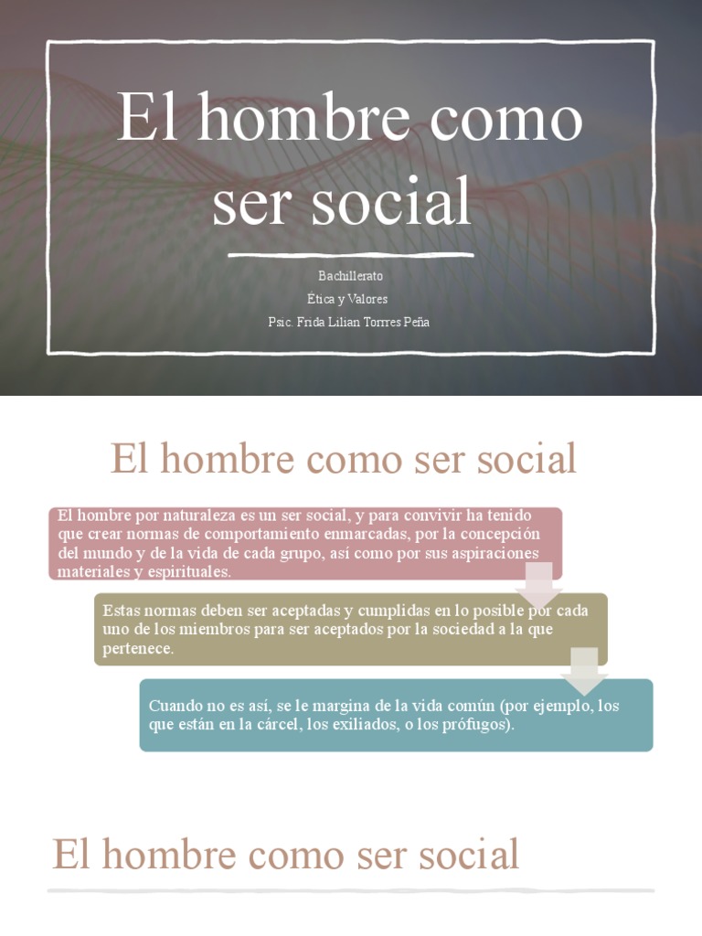 El Hombre Como Ser Social | PDF | Moralidad | Aristóteles