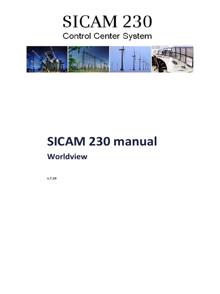SICAM 230 Manual: Worldview | PDF | Button (Computing) | Computer Keyboard