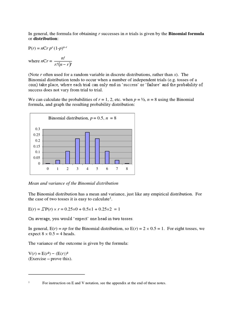 Binomial Notes | PDF