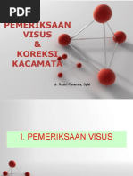 Pemeriksaan Visus Dengan Snellen Chart | PDF
