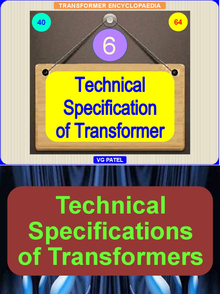 Technical Specifications of Transformers | PDF | Transformer ...