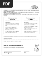 ClassDojo Student Login Guide | PDF | Login | Qr Code