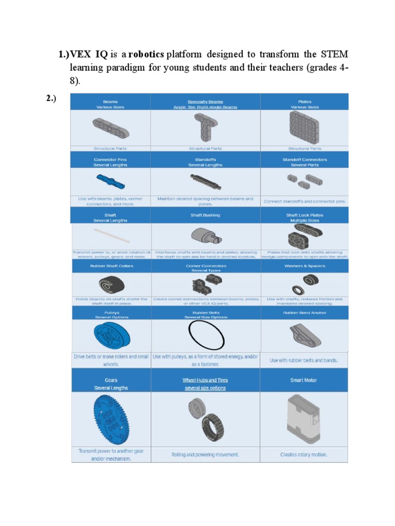 VEX IQ - Robotics | PDF