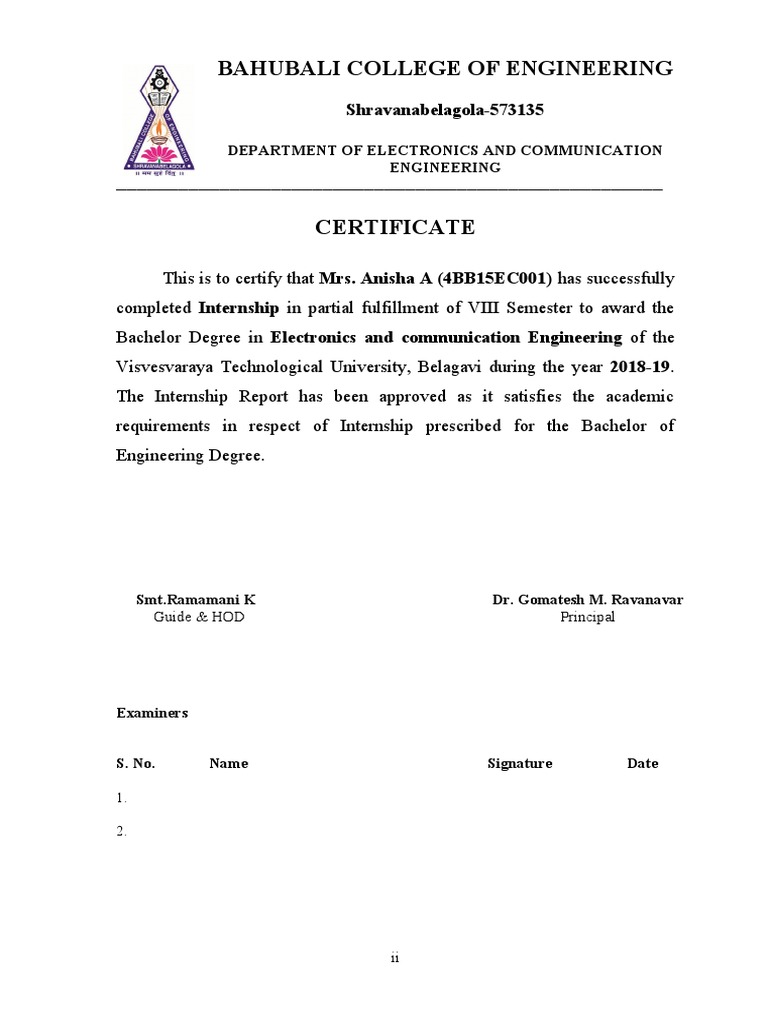 2 (College Certificate) | PDF