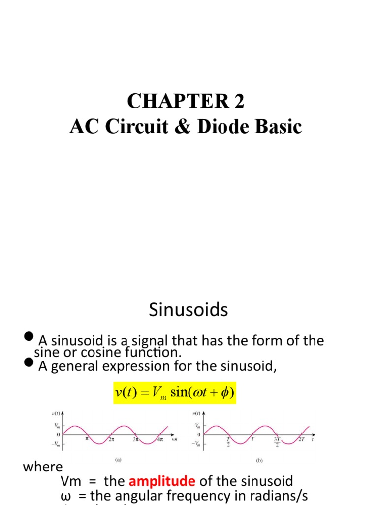 AC Circuit & Diode Basic | Download Free PDF | Rectifier | Ac Power