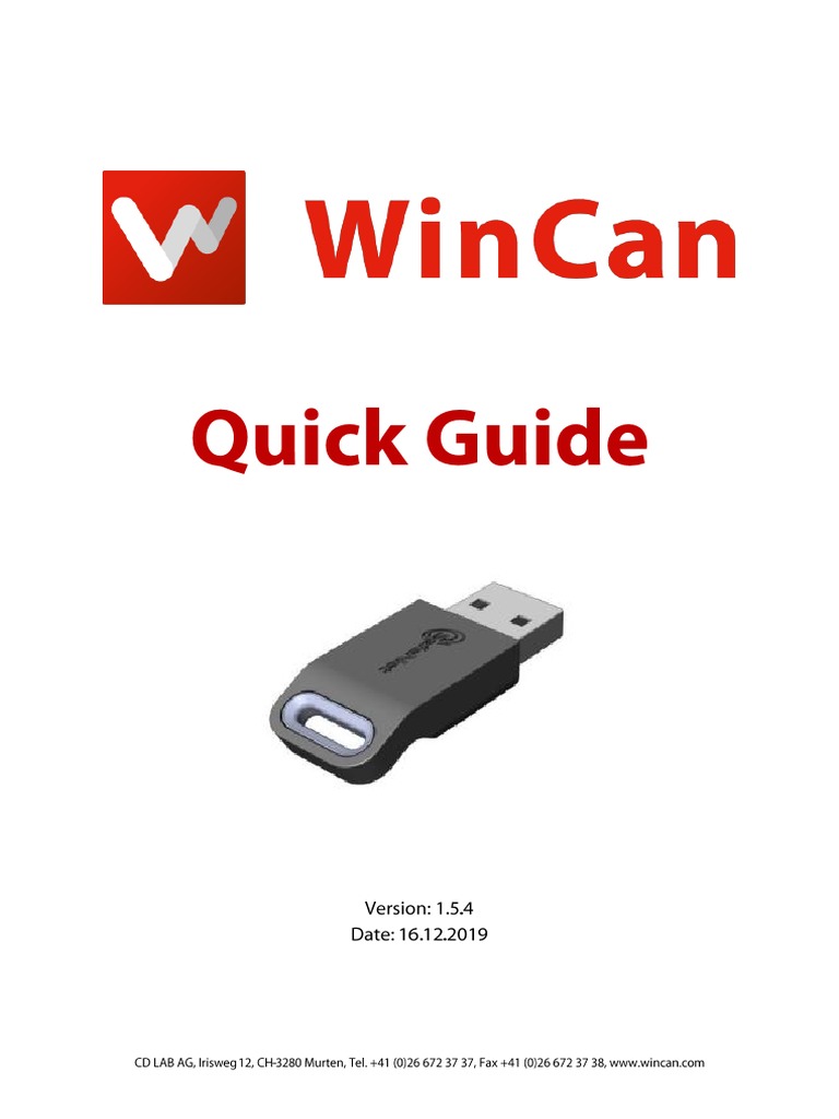 01 WinCanVX QuickGUIDE EN PDF | PDF