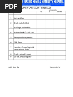 Mock Drill Checklist (Code Blue) (16737) | PDF