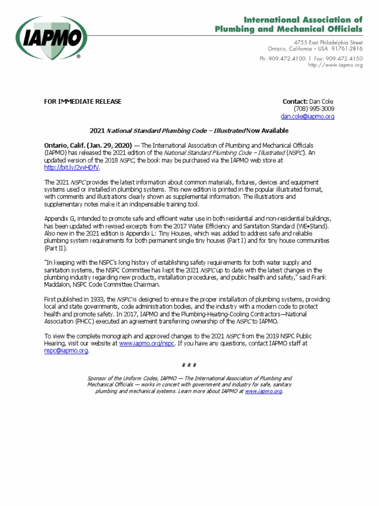 National Standard Plumbing Code - Illustrated NSPC NSPC NSPC | PDF ...