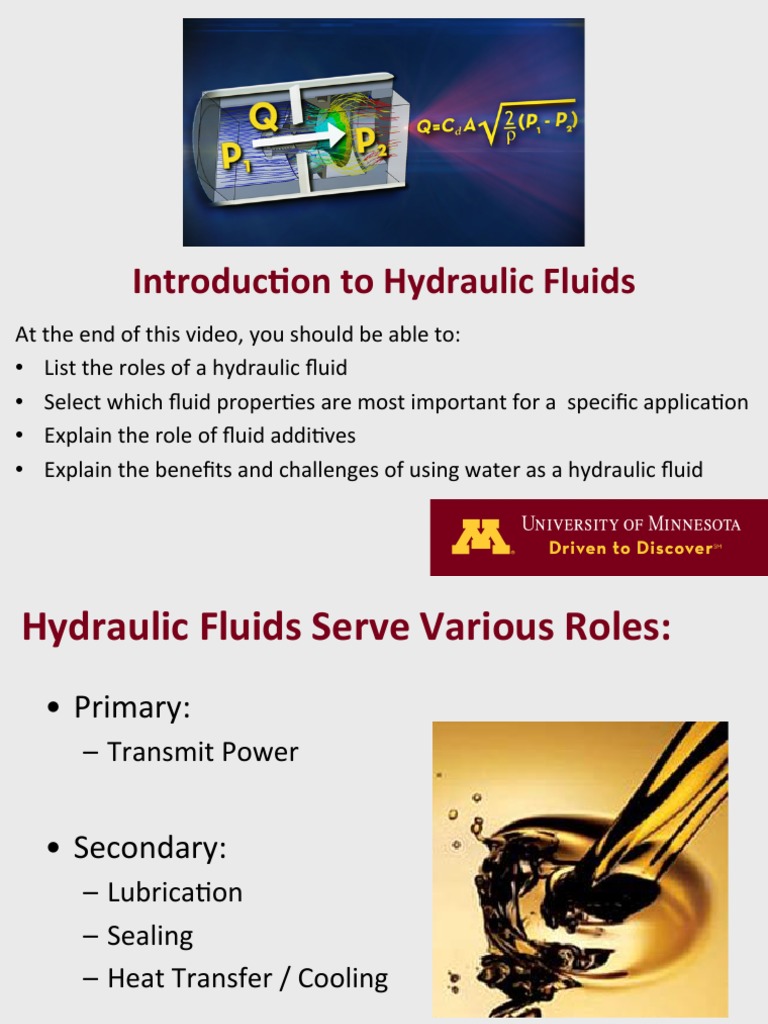 Fluid Power 6 | PDF | Fluid Dynamics | Viscosity
