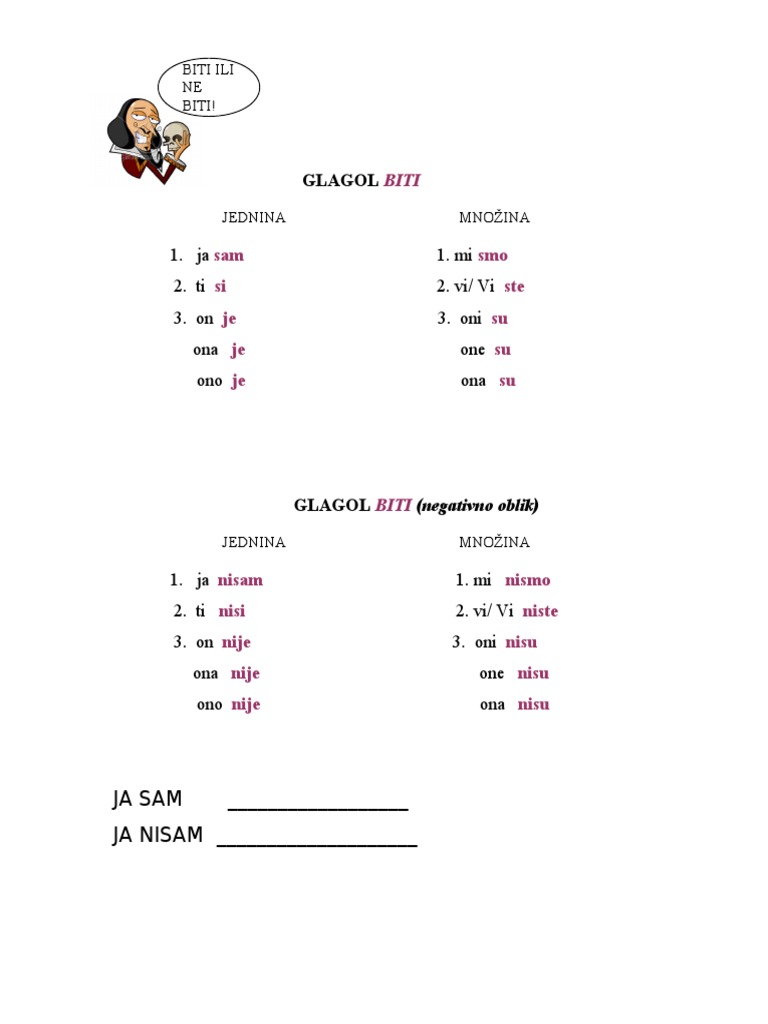 Glagol Biti | PDF