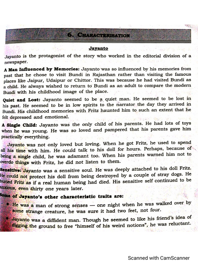 Fritz Character | PDF