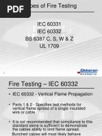 Iec 60332-1 | PDF | Electrical Conductor | Fires
