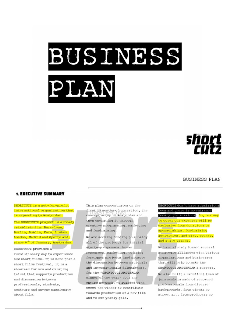 Business Plan v2 PDF | PDF | Netherlands | Movie Theater