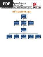HSE Organisational Structure Template | PDF | Labor Relations | Safety
