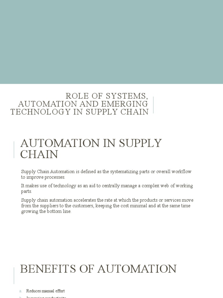 SCLM | PDF | Supply Chain | Internet Of Things