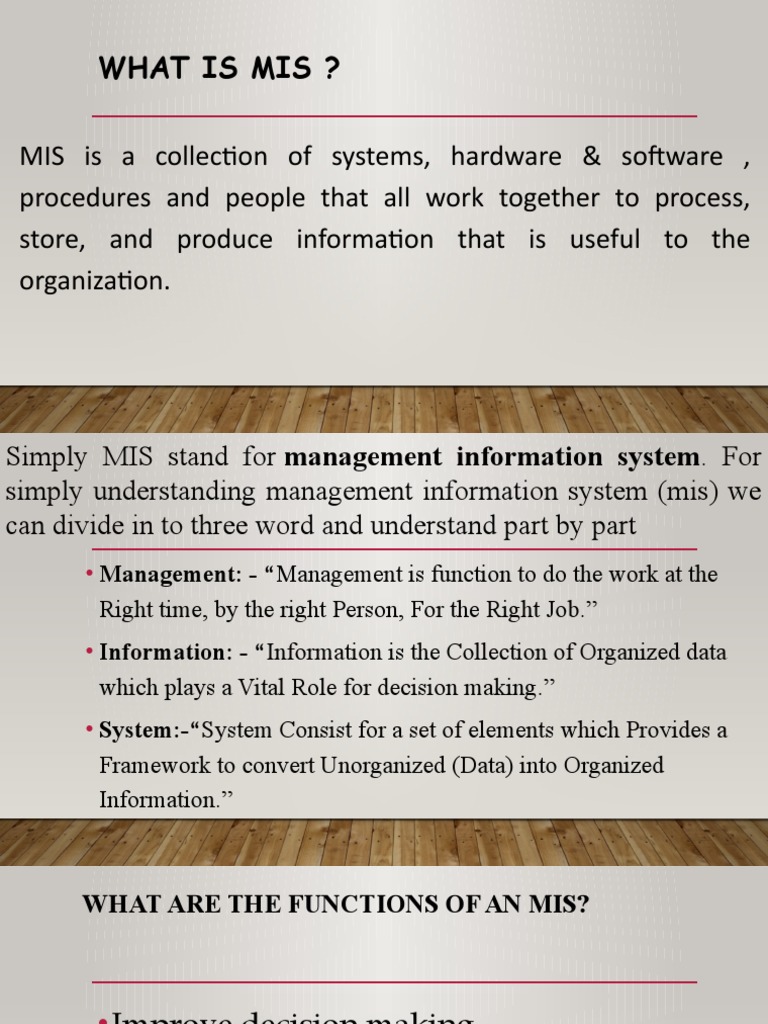 Intro First Calss MIS | PDF | Management Information System | Programmer