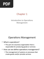Stevenson 14e Chap001 | PDF | Operations Management | Supply Chain