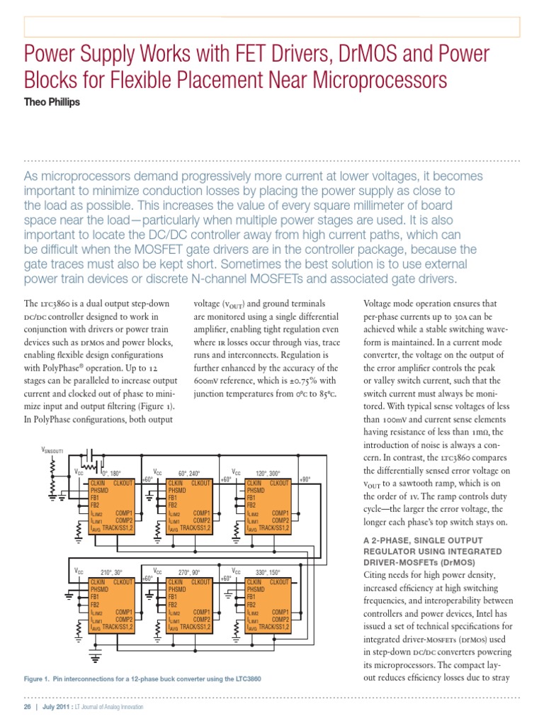 Power Supply Works With Fet Drivers, Drmos and Power Blocks For ...